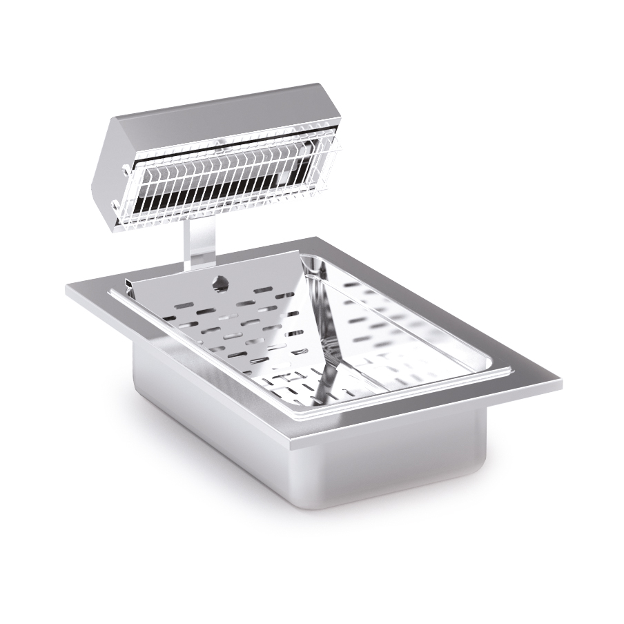 Silofrit Electric Built-in Chip Scuttle - W 400 mm - 0.65 kW - Lincat ...