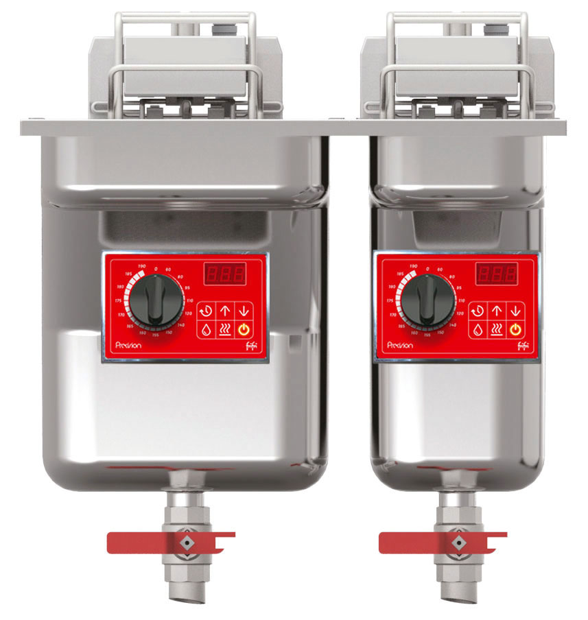 Precision 522 Electric Drop-in Twin Tank Fryer - 2 Baskets - W 500 mm ...