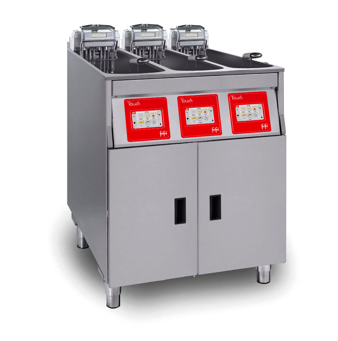Touch 633 Electric Free-standing Triple Tank Fryer - 3 Baskets - W 600 ...