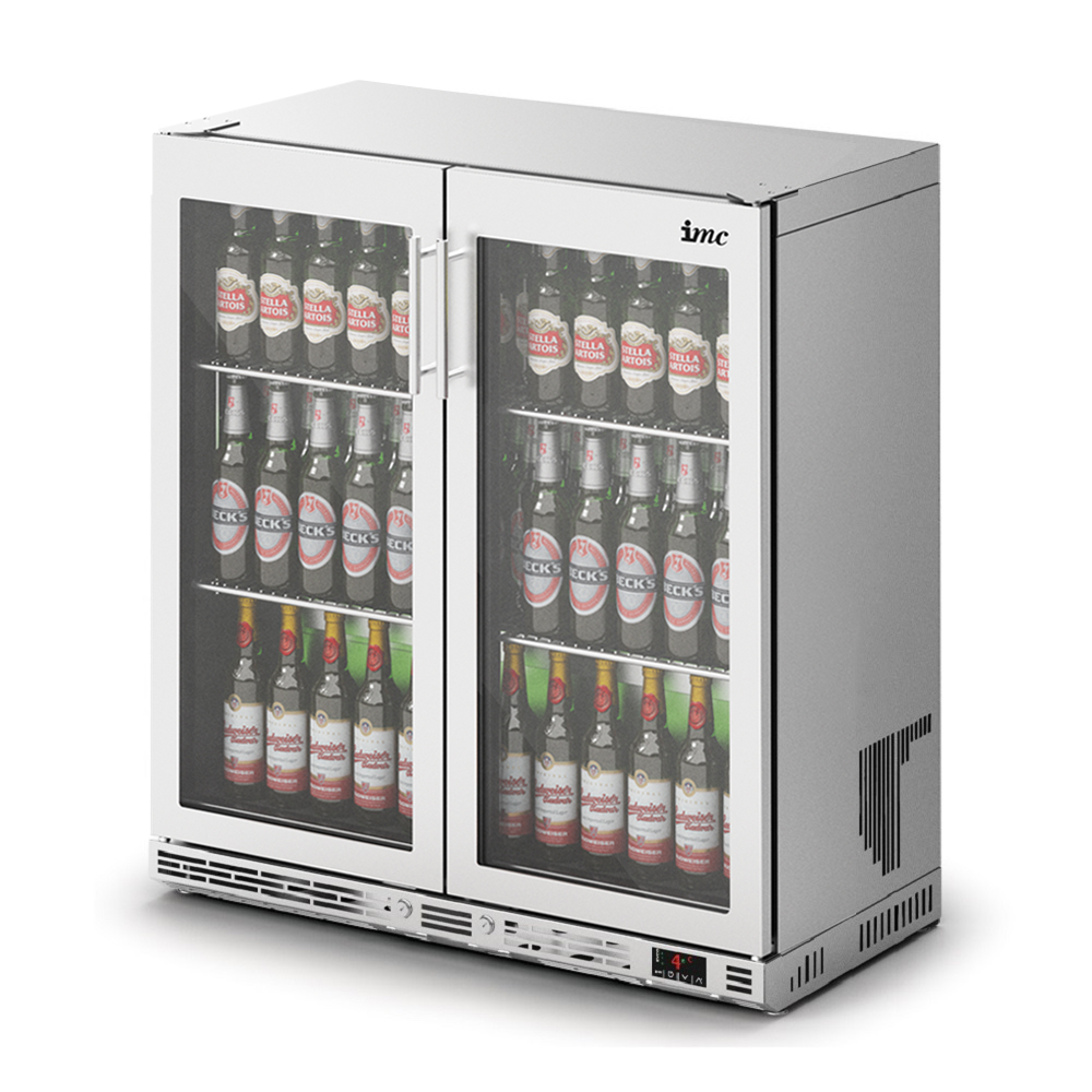 Ventus V90 Bottle Cooler [Front Load] - Full Front Glass Door ...